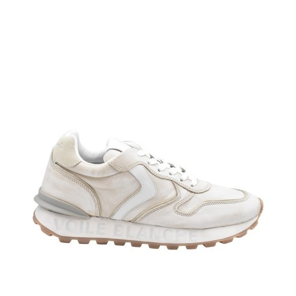 Voile Blanche | Shoes | Voile Blanche Laced White Sneakers With Smooth ...